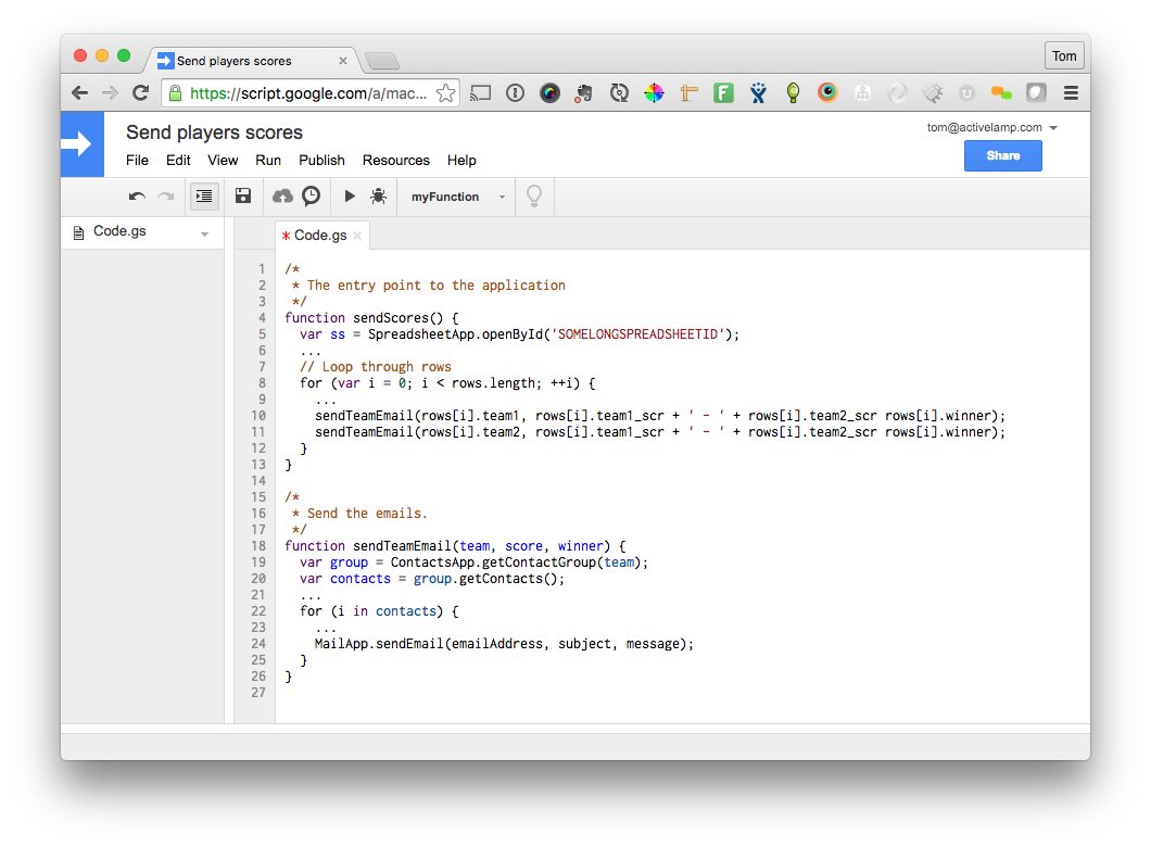 Google App Script Google App Script